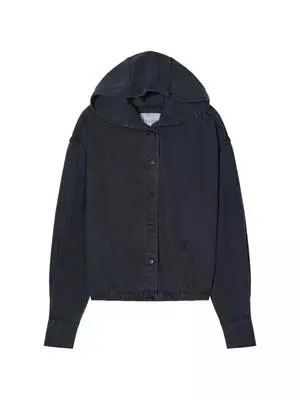 Closed Hooded Buttoned Shirt