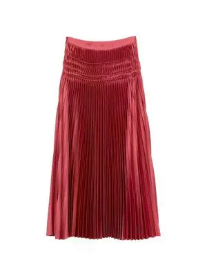 JOSEPH Hayes Pleated Skirt - Pink