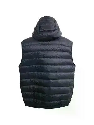 Moncler Logo-print Hooded Gilet - Blue