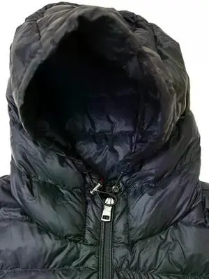 Moncler Logo-print Hooded Gilet - Blue