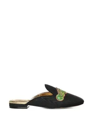 Women's Embroidered Mules Clogs