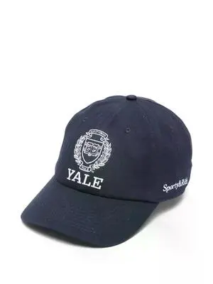 SPORTY & RICH Logo-embroidered Baseball Cap - Blue