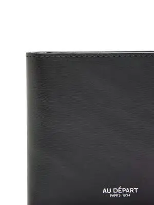 AU DEPART Logo-detail Leather Wallet