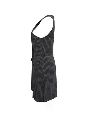 GANNI Twist-front Jacquard Mini Dress