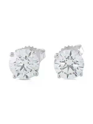 LB EXCLUSIVE Lab-grown Diamond Stud Earrings - Silver