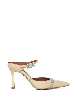 Kurt Geiger Rhinestone-embellished Heeled Pumps - Neutrals