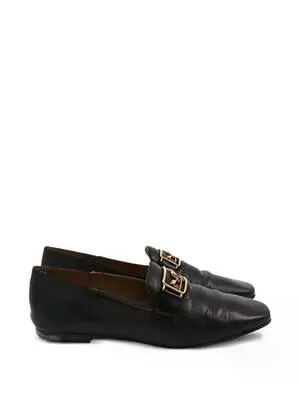 Hermès Plaque-embellished Flat Loafers