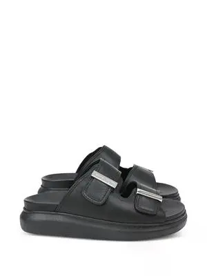 Alexander McQueen Hybrid Buckled Leather Sandals