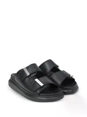 Alexander McQueen Hybrid Buckled Leather Sandals