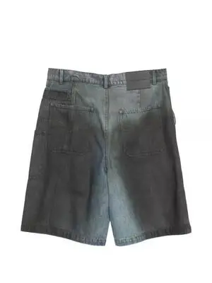 FENG CHEN WANG Indigo Denim Cargo Shorts