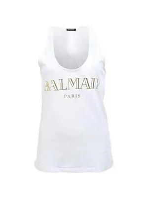 Balmain Scoop Neck Tops
