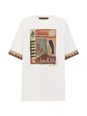 ALEMAIS Michelle Printed T-shirt - Neutrals