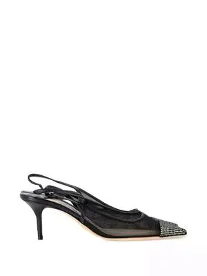 JIMMY CHOO Anika Embellished Slingback Pumps