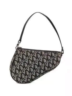 Dior Mini Saddle Patterned Shoulder Bag