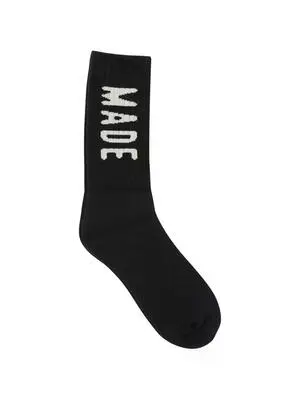 HUMAN MADE Logo-jacquard Socks - Black