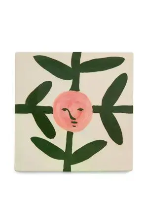 HAY La Pittura Trivet Face Vine Plate - Neutrals