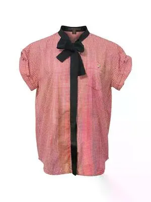 LOUIS VUITTON Check-pattern Short-sleeved Shirt