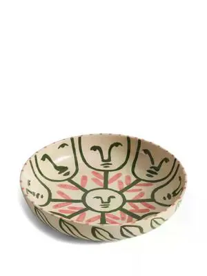 HAY La Pitturaface Motif Bowl - Neutrals
