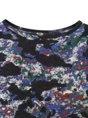 Yohji Yamamoto Cropped Camouflage-print Sweater