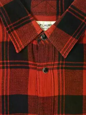 Saint Laurent Plaid-pattern Shirt