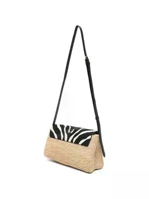 Khaite Audrey Zebra-print Cross-body Bag