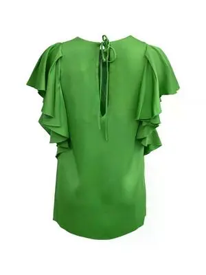 LANVIN Ruffled-sleeve Blouse