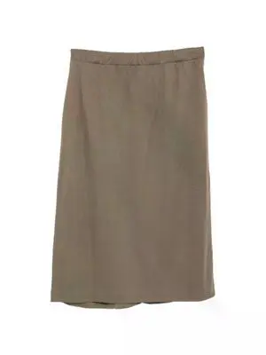 YVES SALOMON Knotted Jersey Skirt
