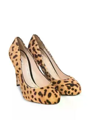 Miu Miu Animal-print High Heel Pumps