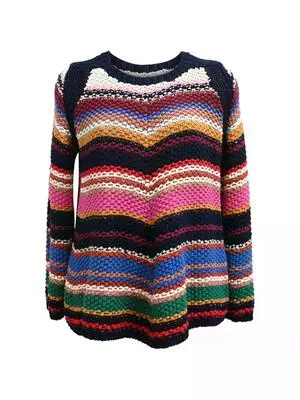 Ba&sh Striped Chunky Knit Sweater