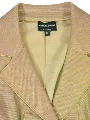 Giorgio Armani Single-breasted Piping Blazer