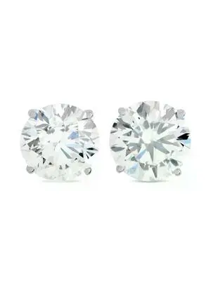 LB EXCLUSIVE Lab-grown Diamond Stud Earrings - Silver