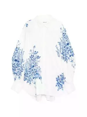 ENFOLD Circle Dorape Shirt - White
