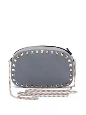 Valentino Garavani Mini Rockstud Cross Body Bag - Grey