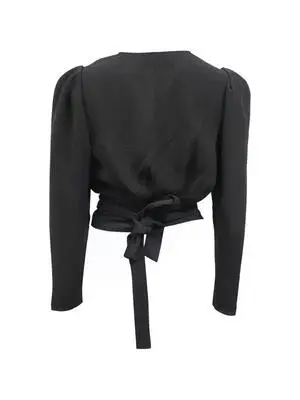 Ba&sh Oxane Pleated Wrap Blouse