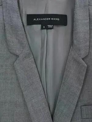 Alexander Wang Double-breasted Linen Blazer