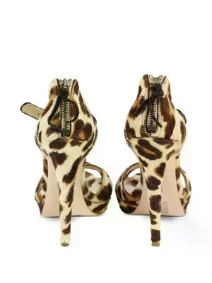 Miu Miu Animal-print Platform Sandals