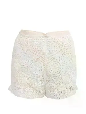 Chloé Lace-pattern Mini Shorts