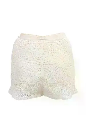 Chloé Lace-pattern Mini Shorts