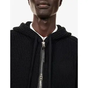 TOM FORD Zip-up Knitted Wool Hoodie