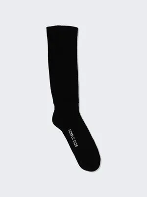 Rick Owens Mid-calf Temple Socks - Black