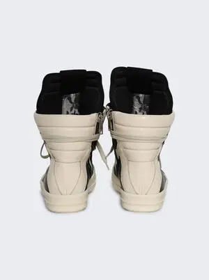 Rick Owens Temple Geobasket High-top Sneakers - Black