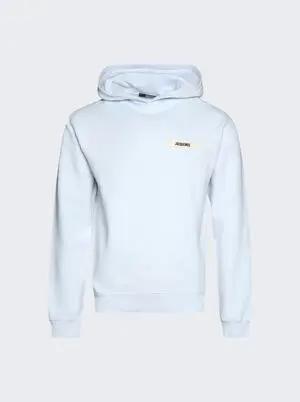 Jacquemus Gros Grain Hoodie - Light  Blue