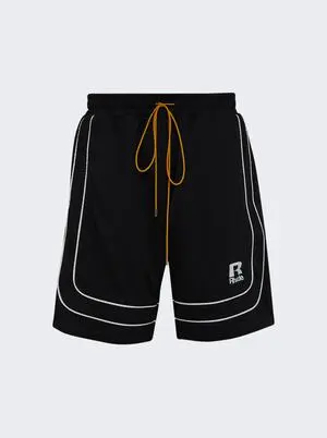 Rhude Baggy Mesh Basketball Short - Black
