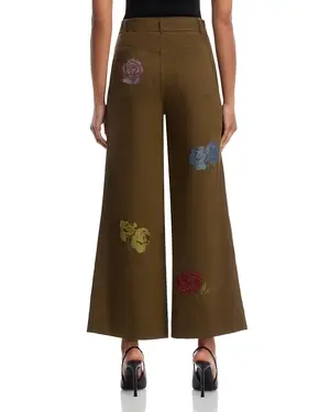 Cinq À Sept Heatset Roses Mylah High Rise Jeans