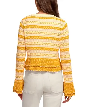 Ramy Brook Brit Striped Cardigan