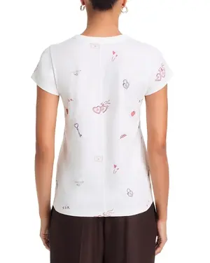 Rag & Bone All Over Valentines Tee