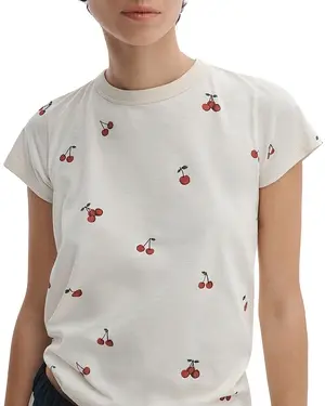 Rag & Bone Cherry Graphic Tee - White Multi