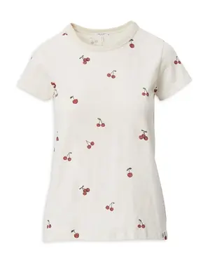 Rag & Bone Cherry Graphic Tee - White Multi