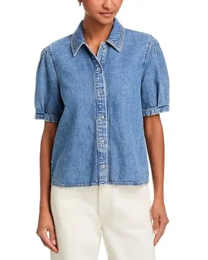 Rag & Bone Taylor Denim Blouse