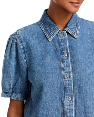 Rag & Bone Taylor Denim Blouse